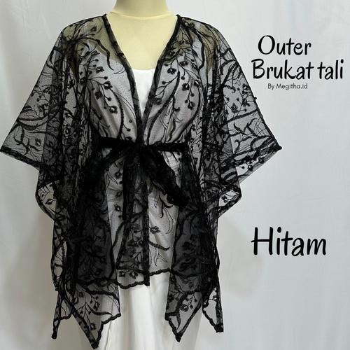 Jual outer brukat tali | cardigan brukat tali | outer kebaya tali ...