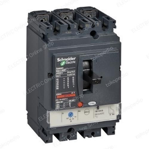 Jual MCCB BREAKER SCHNEIDER NSX100F 3P 80A 36KA TM80D LV429631 ORIGINAL - Jakarta Pusat ...