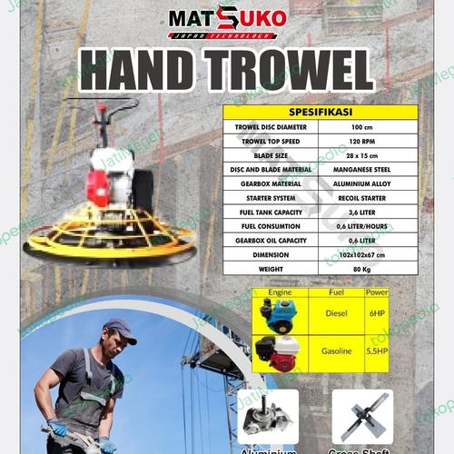 Jual mesin trowel lantai beton Honda GX160 - Kota Tangerang - JatiMegah ...