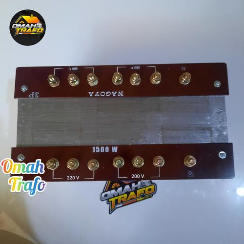 Jual travo step up down trafo 3 phase auto 1500 watt 380 400v/ 200 220v ...