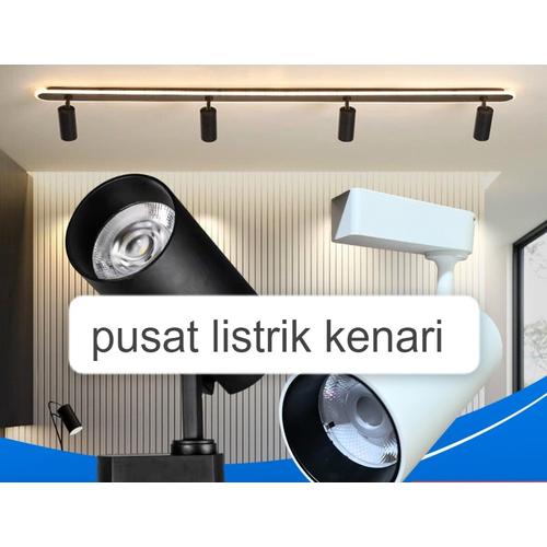 Jual Lampu Rel Track LED Sorot Lampu Track Light Spotlight 30W Garansi ...