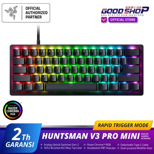 Promo Razer Huntsman V3 Pro Mini - 60% Analog Esports Gaming Keyboard ...