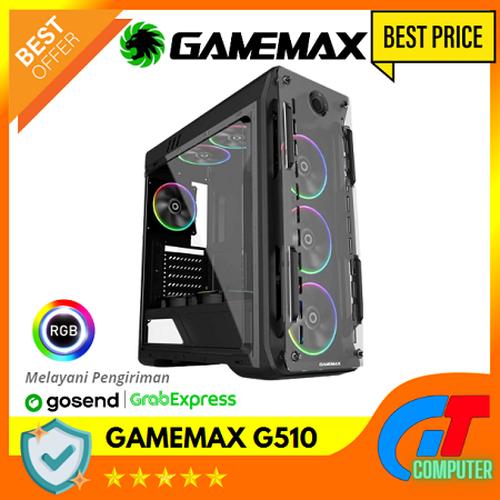 Jual PC Casing Gamemax Optical G510 Black + 4x Fan ARGB + Controller ...