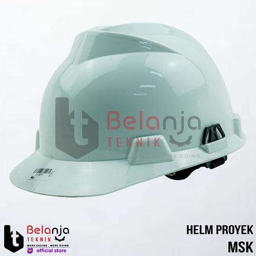 Jual MSK Helm Proyek Safety Helm SNI Putih Helm Proyek Tukang Safety ...