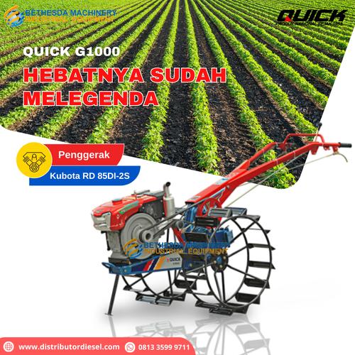 Jual mesin traktor QUICK G1000 G 1000 + Kubota RD 85 DI-2S Lengkap ...