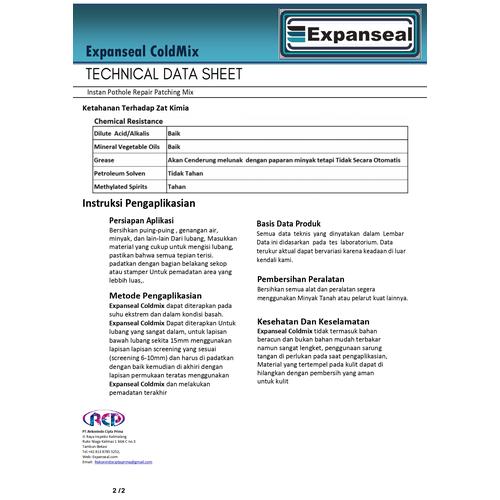 Jual Coldmix aspal Instan Expanseal Ready sak/25kg - Kab. Karawang ...