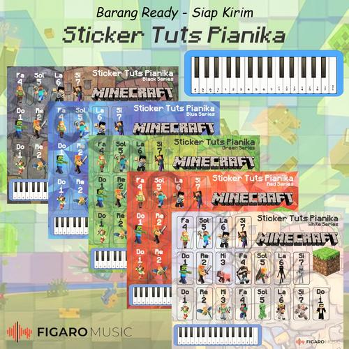 Jual Stiker Pianika Minecraft - Sticker Tuts Pianika Melodica Minecraft ...