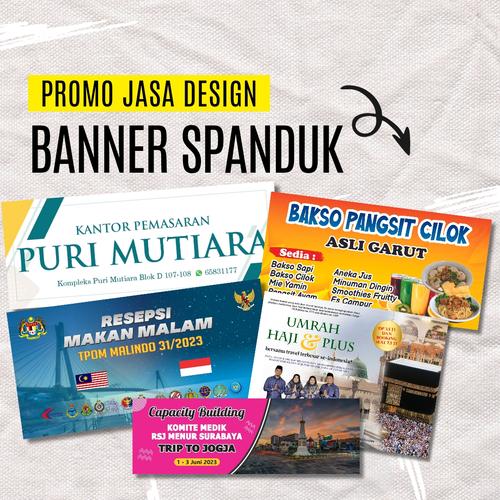 Jual JASA DESIGN SPANDUK BANNER CUSTOM - Kota Depok - mineeswwt | Tokopedia