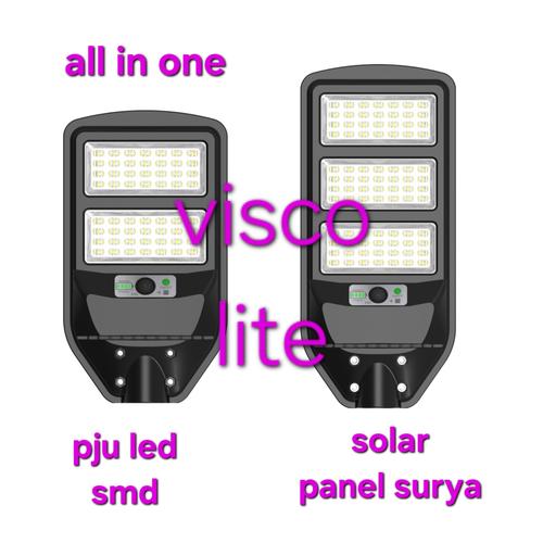 Jual pju solar light 100w 150watt / street light jalan panel surya 100w ...
