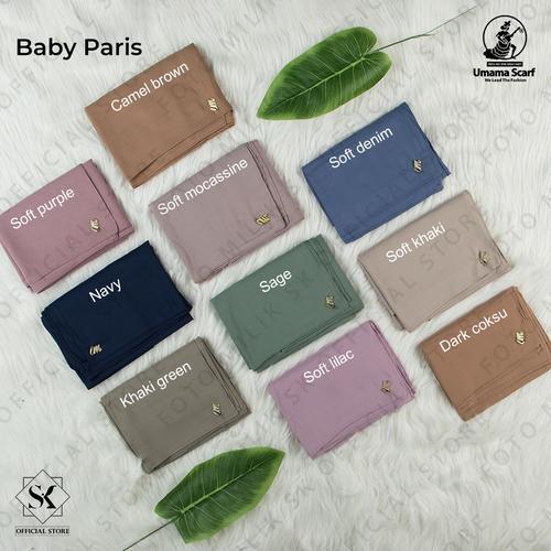 Jual Umama Scarf Baby Paris Metal logo UM 110x110cm PART 2 - MAUVE ...