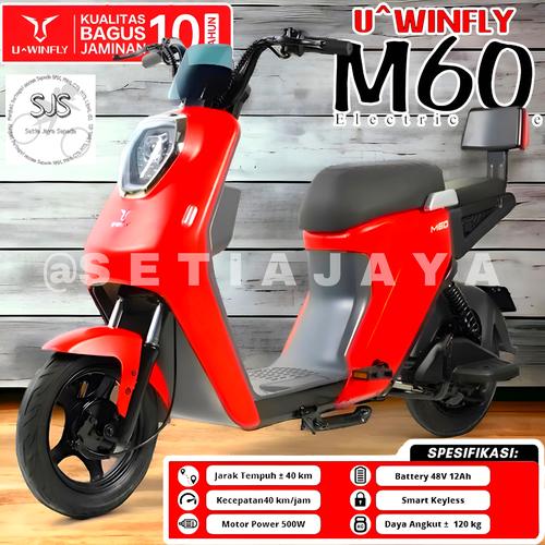 Jual Sepeda Listrik E-Bike UWINFLY M60 500 Watt 48V 12Ah NFC Smart Key ...