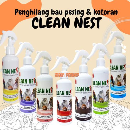 Jual Clean nest 250ml penghilang bau pesing dan kotoran - Clean nest ...