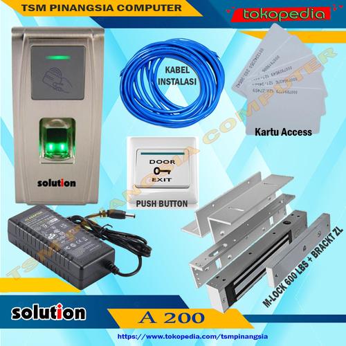 Jual Paket Akses Door - Paket Access Contro Untuk Pintu Kayu SOLUTION ...