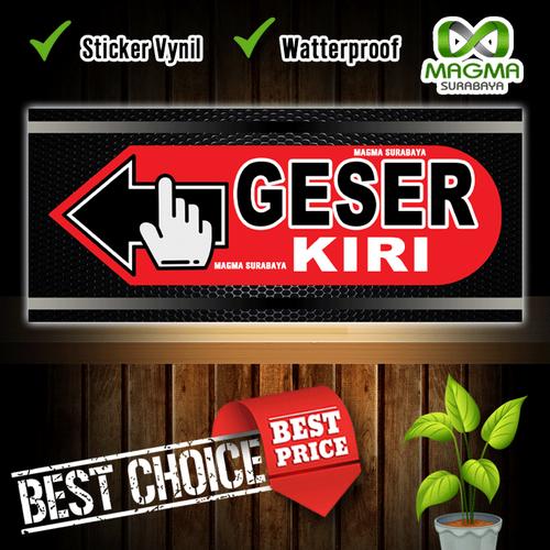 Jual Stiker GESER KIRI - GESER PINTU KE KEKIRI - Label - Kota Surakarta ...