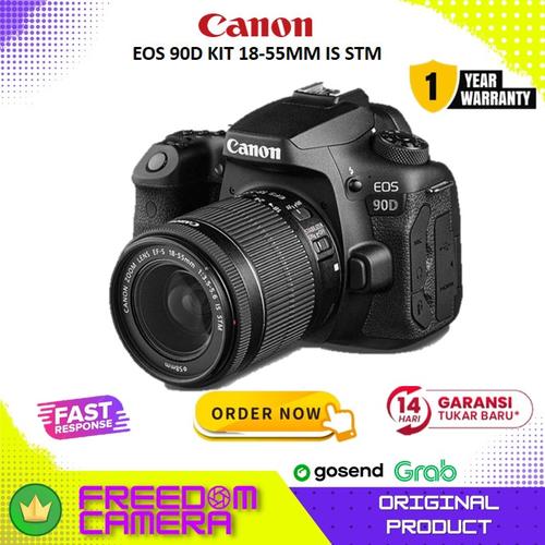 Jual Canon EOS 90D kit EF-S 18-55mm f/3.5-5.6 IS STM Built-in WiFi ...
