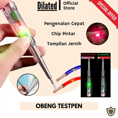 Jual Tespen DC AC Obeng Testpen Kabel Putus Test Pen Listrik Tes Pen ...