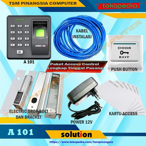 Jual Solution A-101 Access Control Fingerprint + Card - Paket PNT Kayu ...