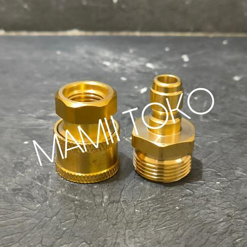 Jual Quick Release Gun M14 dan Selang jet cleaner Drat M22 Konektor ...