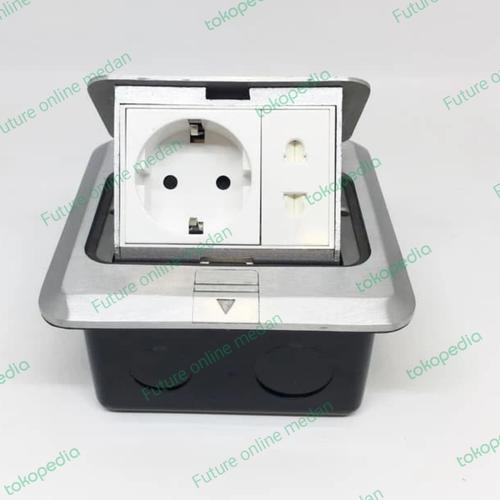 Jual Stop Kontak Lantai / Floor socket / Meja Tanam Arde bossecom be060 ...