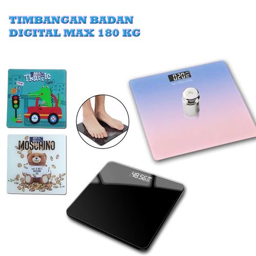 Promo TIMBANGAN BADAN DIGITAL Max 180Kg Pengukur Berat Badan - BEAR ...