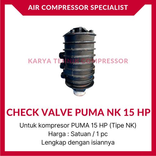 Jual Check Valve Cek Valep Kompresor PUMA 15 HP (Tipe NK) - Kota ...