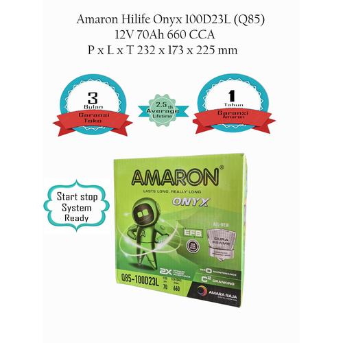 Promo Aki Mobil Amaron HiLife ONYX 100D23L 12V 70Ah Q85 + Jasa ...