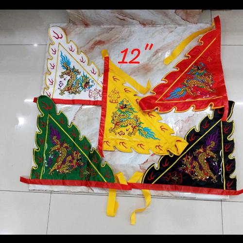 Jual bendera panji naga 5 warna - bendera naga 5 penjuru - 12inch (gl ...