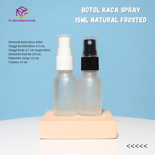 Jual botol spray 15ml kaca frosted bening tebal - Hitam - Kota Bekasi ...