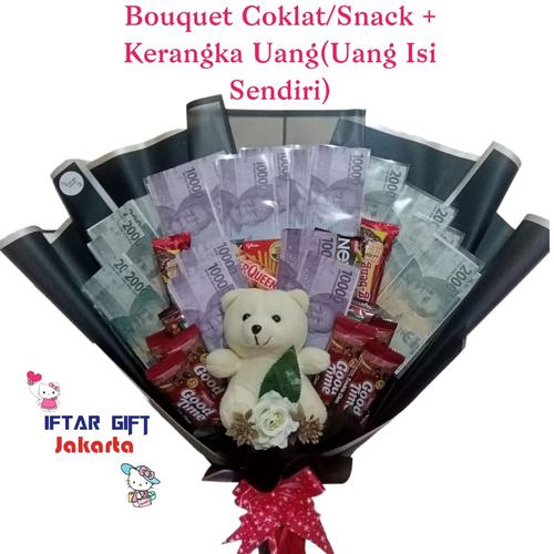 Jual Bucket Coklat/Buket Wisuda/Buket Kerangka Uang/Hadiah Lomba/Hari ...