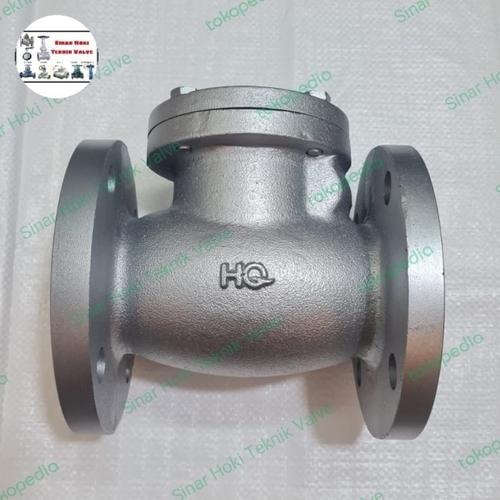 Jual Swing check Valve 10" inch DN250 JIS 10K HQ Flange Cast Iron ...