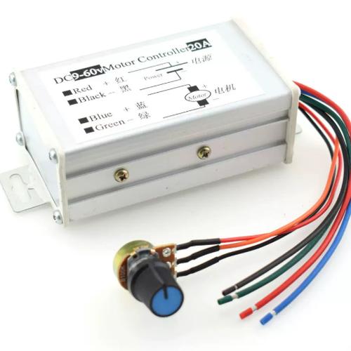 Jual PWM 20 AMPERE High Power Dimmer 20A motor led forward reverse 9v ...