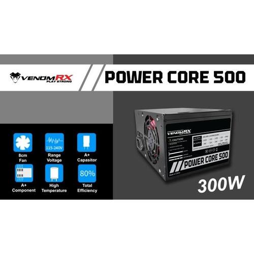 Jual Power Supply Power core 500 VenomRX 300Watt / PSU 300 Watt Venom RX - Kota Surabaya ...