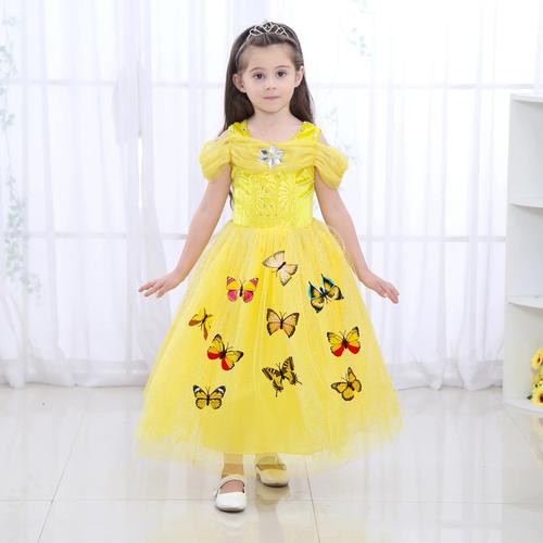 Jual Dress Baju Kostum Gaun Princess Putri Cinderella Kuning Tangan ...
