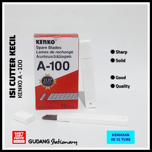Jual Isi Cutter Kecil A-100 KENKO [ isi 12 tube ] - Jakarta Timur ...
