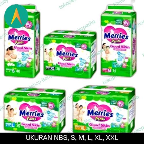 Promo Merries pants good skin diapers M34, XL26 - XL26 - Kab. Tangerang ...