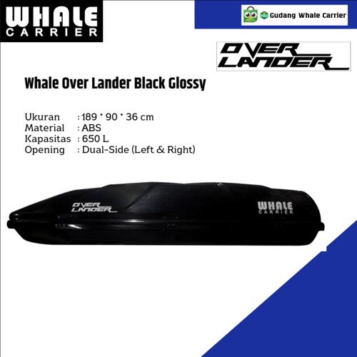 Jual Roof Box Whale Carrier Tipe Over Lander 650 L - Putih - Kota Bekasi - Roof Box Whale ...