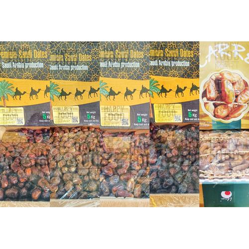 Jual PREMIUM SAUDI DATES 5 KG/KURMA KHUDRY/BARHEE/SELAG/KHASHRAM/CARRE ...