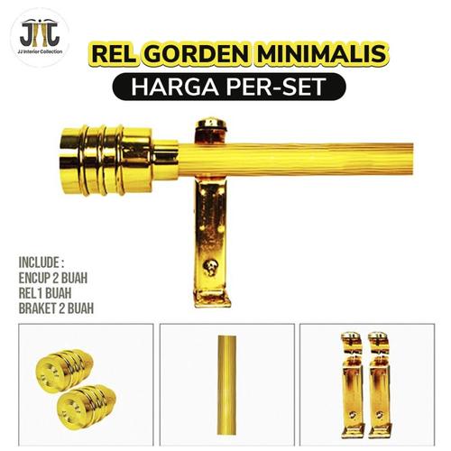 Jual Rel Gorden Minimalis Full Set Tiang Penyangga Korden - Rel ...