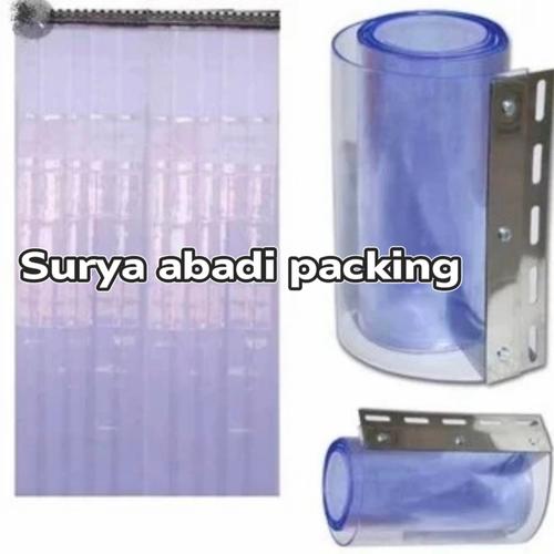 Jual tirai pvc curtain lebar 1m tinggi 2,5m LENGKAP BRACKET HANGER ...