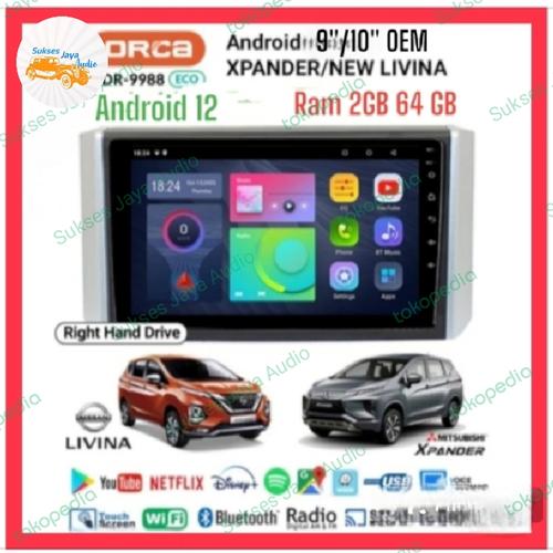 Jual Head Unit Android Orca Series OEM Expander / New Livina 2017-2021 ...