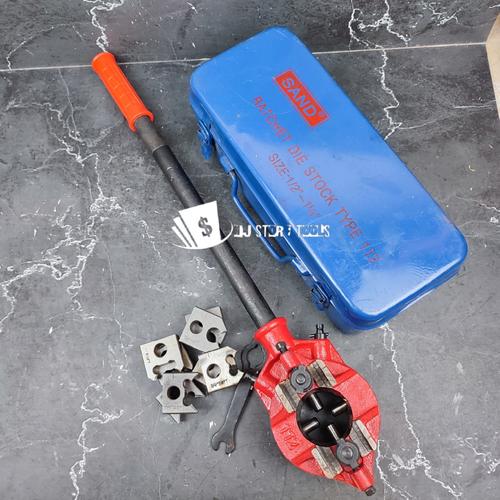 Jual Alat snai drat pipa manual SANDS 1/2"-1/4" type 112 ratchet die ...