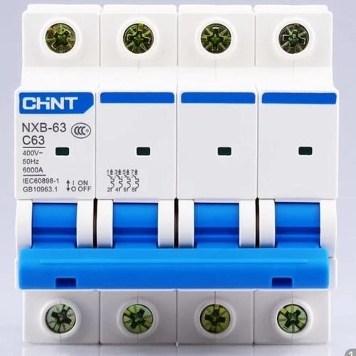 Jual Miniature Circuit Breaker (MCB) "NXB-63 4P C25" 25A 6kA CHINT ...