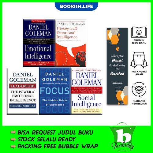 Jual Paket 5 Buku Daniel Goleman (Emotional - Focus - Social - Working ...