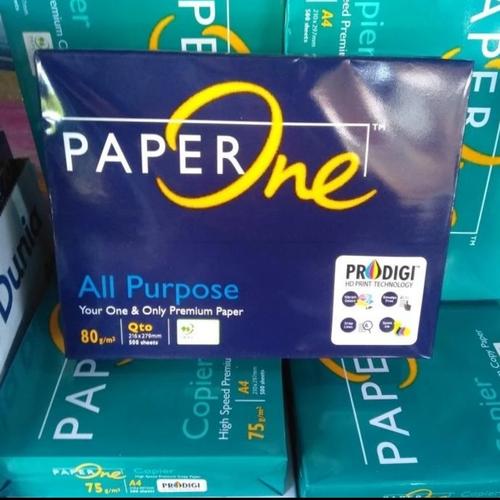 Jual Kertas Paper One Quarto 80 Gram / Kertas HVS Print PO Qto 80 gsm ...