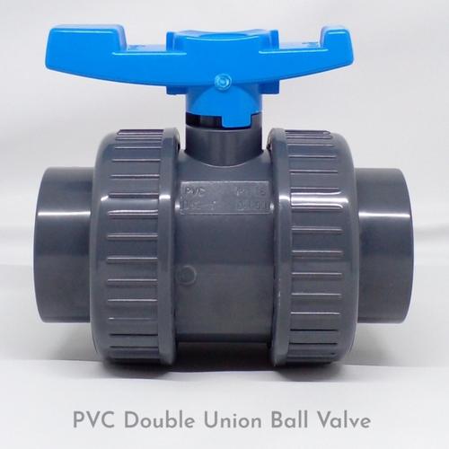 Jual Double Union Ball Valve PVC 1/2 inch Watermur Stop Kran Sock uPVC JIS - 1/2 inch - Jakarta ...