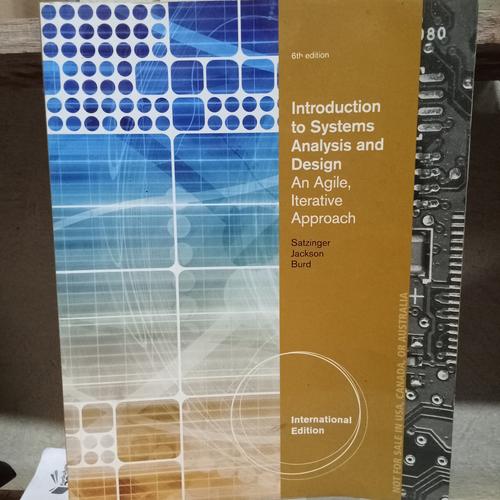 Jual INTRODUCTION TO SYSTEMS ANALYSIS AND DESIGN 6TH EDITION - Kota ...