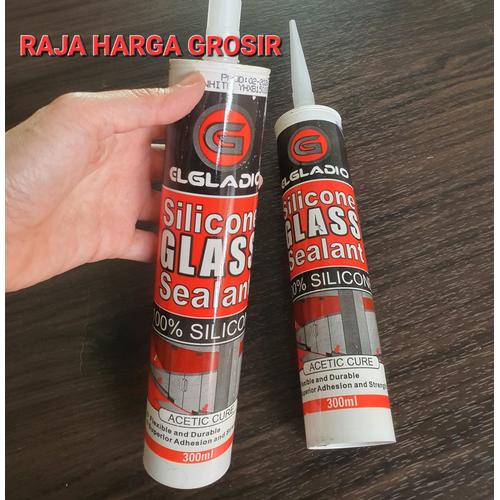 Jual YZR Silicone Sealant 320 gram | Yozuri Sealant | YOZURI Lem Kaca Botol - Transparan - Kota ...