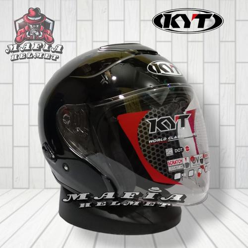 Jual HELM KYT KYOTO R SOLID BLACK GLOSSY | SINGLE VISOR | HELM SNI - XL - Kota Bekasi - MAFIA ...