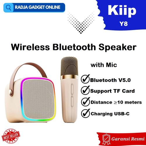 Jual Wireless Portable Speaker Karaoke Bluetooth With Mic KiiP Wireless ...