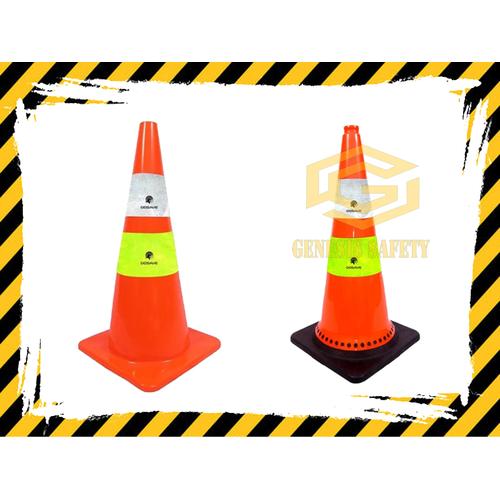 Jual Traffic Cone Lentur Safety Lis Putih Kuning PVC Kerucut Gosave - Kota Semarang ...